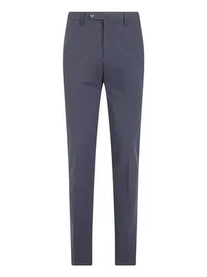 PT TORINO Tailored Trousers With Belt Loops - Gray
