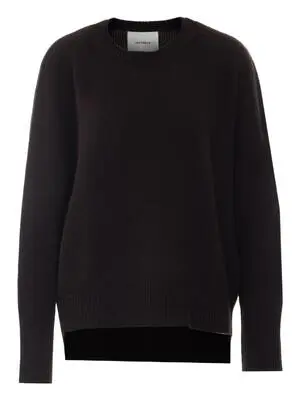 LISA YANG Lisa Yang Ribbed Crew Neck Long Sleeve Sweater