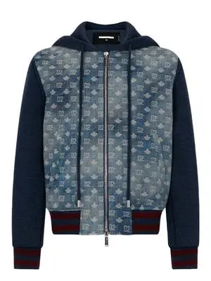 Dsquared2 Monogram Zipped Cardigan - Blue