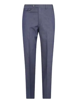 PT TORINO Casual Trousers With Belt Loops - Blue