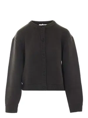 LISA YANG Button-front Cardigan - Grey