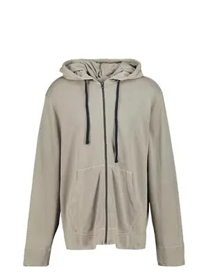 JAMES PERSE Vintage French Terry Zip-up Hoodie - Grey