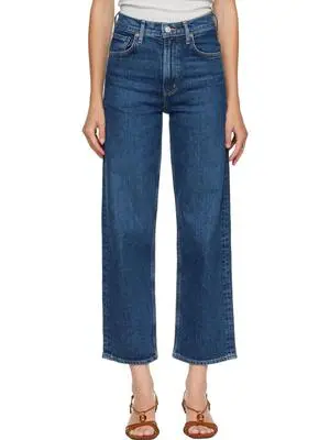AGOLDE Ren Jeans Wide Straight Leg - Blue