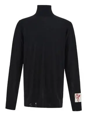 GOLDEN GOOSE Roll-neck Knit Jumper - Black