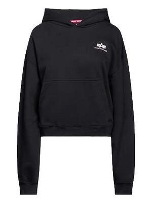 Alpha Industries Sweatshirt Size Cotton, Polyester - Black