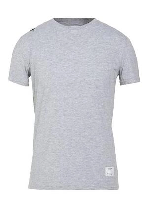 THE EDITOR Man T-shirt Grey Size S Cotton, Polyester