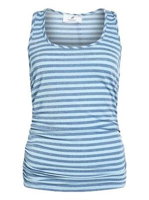 COMPAGNIA ITALIANA COMPAGNIA ITALIANA Striped Lurex Blend Tank Top