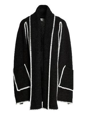 MEIMEIJ Heavy-weight Knit Cardigan - Grey