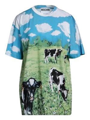 Moschino T-shirt Sky Cotton - Blue