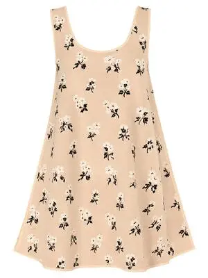 PEPA POMBO Anturio Mini Dress - Neutral