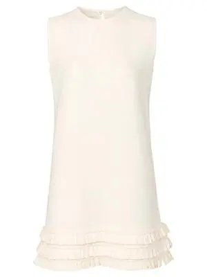 PEPA POMBO Cenizo Mini Dress - Off-white