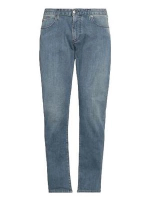 Emporio Armani Tapered Cropped Jeans - Blue