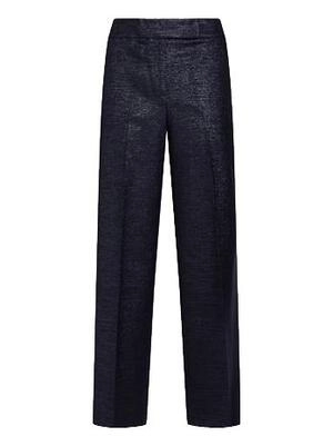 Peserico Pants Size Virgin Wool, Viscose, Polyamide, Elastane - Blue