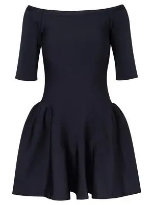PEPA POMBO Pacaya Mini Dress - Black