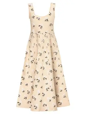 PEPA POMBO Cerezo Maxi Dress - Ivory