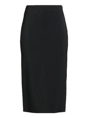 Jacquemus Midi Skirt Size Viscose, Elastane - Black