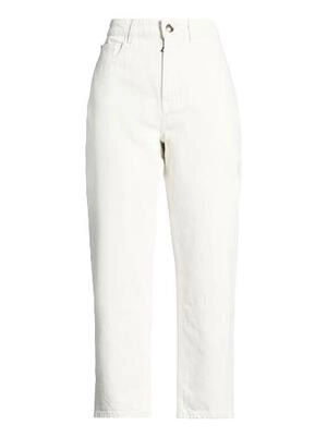 MOORER Cotton Denim Jeans - White