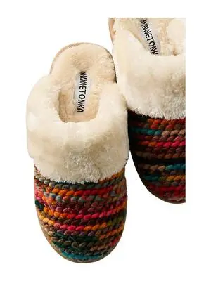 Minnetonka Chesney Party Slippers - Knit