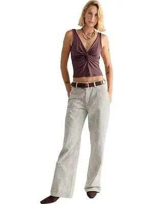 Rolla's Kate Baggy Printed Jeans - Python
