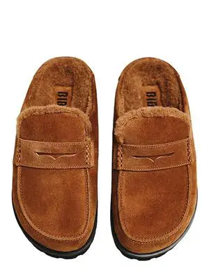 BIBI LOU Platform Loafer Mules Caramelo