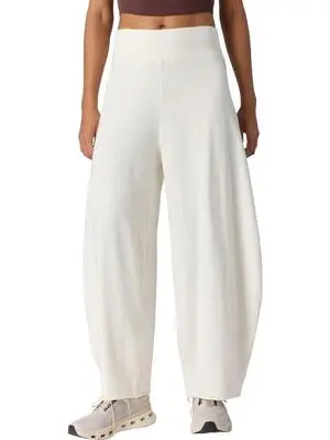Free People Hot Shot Barrel Leg Pants - Ivory