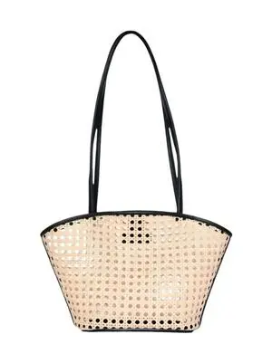 OHSUN Neutrals / Ollie Leather & Shoulder Bag - Black