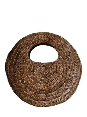 OHSUN Mini Straw Handbag - Brown
