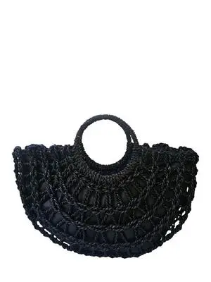 OHSUN Inga Woven Tote - Black
