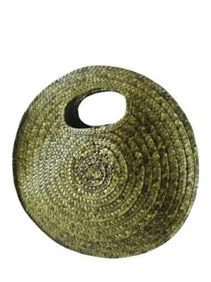 OHSUN Finny Mini Straw Handbag Olive - Green