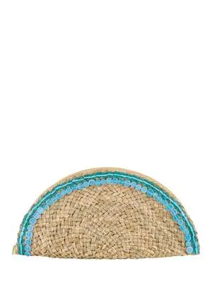 OHSUN Ohsun Luna Beaded Glass Clutch