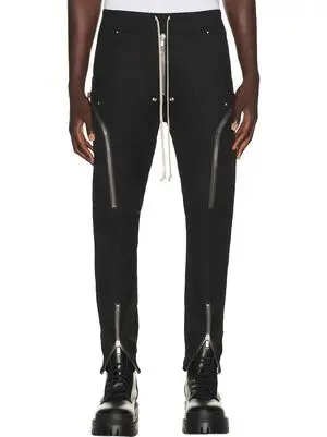 Rick Owens Heizer Cargo Pants - Black