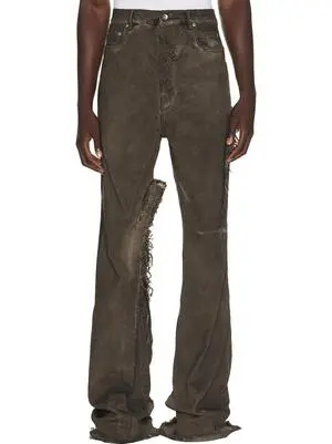 Rick Owens Bolan Bootcut Jean - Dust Combo