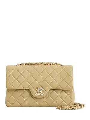 Shopbop Chanel Double Flap Chain Shoulder Bag - Neutral