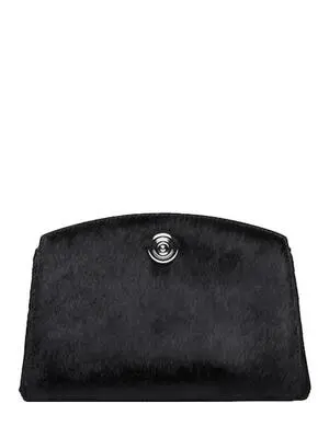 LIFFNER Pushlock Clutch Hair Calf Black