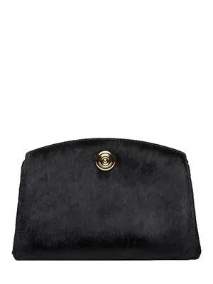 LIFFNER Liffner Pushlock Clutch Hair Calf Black