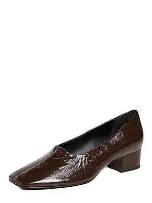REFORMATION Inez Pumps - Espresso Eel