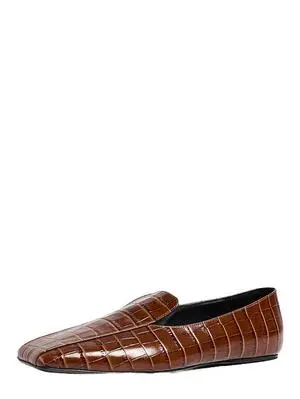 Christopher Esber Ettore Embossed Loafers - Cognac