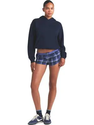 SKIMS Classic Hoodie | Blue | Small | Cotton Fleece