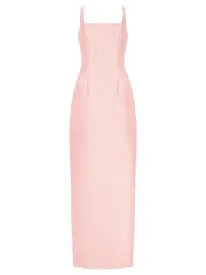EMILIA WICKSTEAD Megara Dress In Embossed Cloqu - Pink