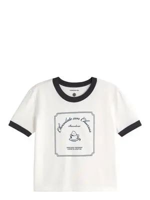 THINKING MU Churros Zowie R T-shirt - White