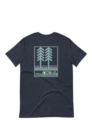 ANCHOR & CREW Navy One Field Notes Organic Cotton T-shirt - Blue