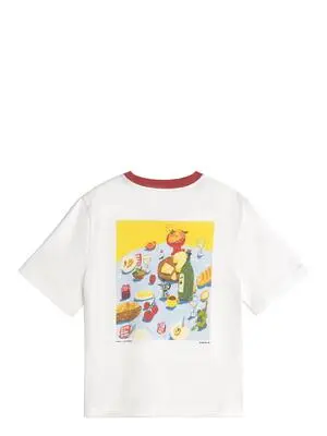 THINKING MU Costumbres Zowie T-shirt - White