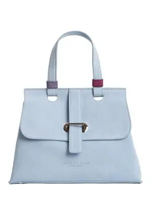 HESTER VAN EEGHEN Barnina Suede Cielo Handheld Bag - Blue
