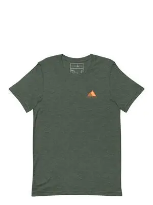 ANCHOR & CREW Forest Two Field Notes Organic Cotton T-shirt - Green