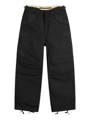 Nanamica Button Cargo Trousers - Black
