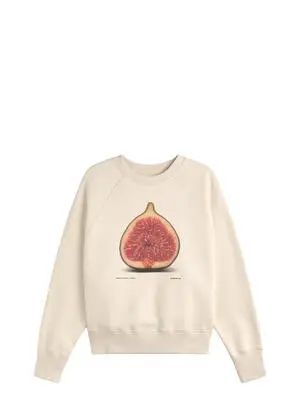 THINKING MU Figa Bonnie Organic Cotton Sweatshirt - White