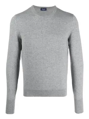 DRUMOHR Crew-neck Knitted Sweater - Gray