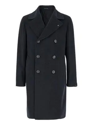 Tagliatore Arden Double-breasted Coat - Black