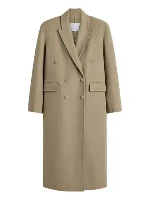 Scanlan Theodore Wool Double Breasted Coat - Trench