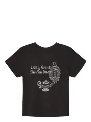 RE/DONE Graphic Print Short-sleeved T-shirt - Black